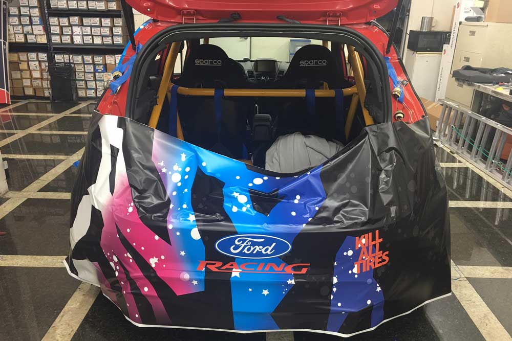 Ford Fiesta Rally Car – Sun Tamers Window Tinting